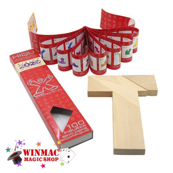 T puzzle with 100 shapes magic | Winmac Magic Shop